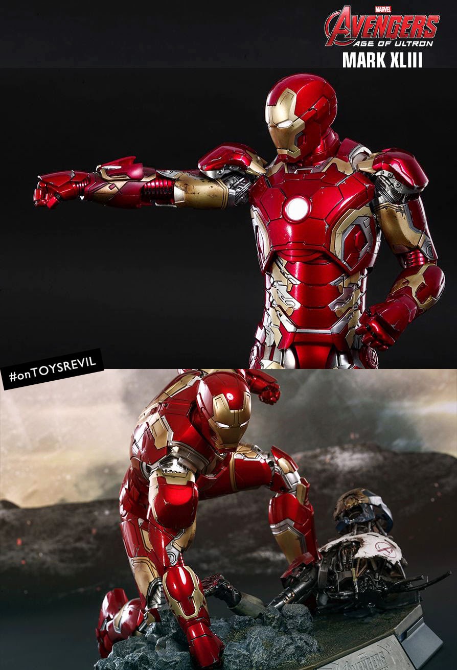 1/6 Iron Man MARK XLIII by Hot Toys ("Avengers: Age of Ultron" Armor ...