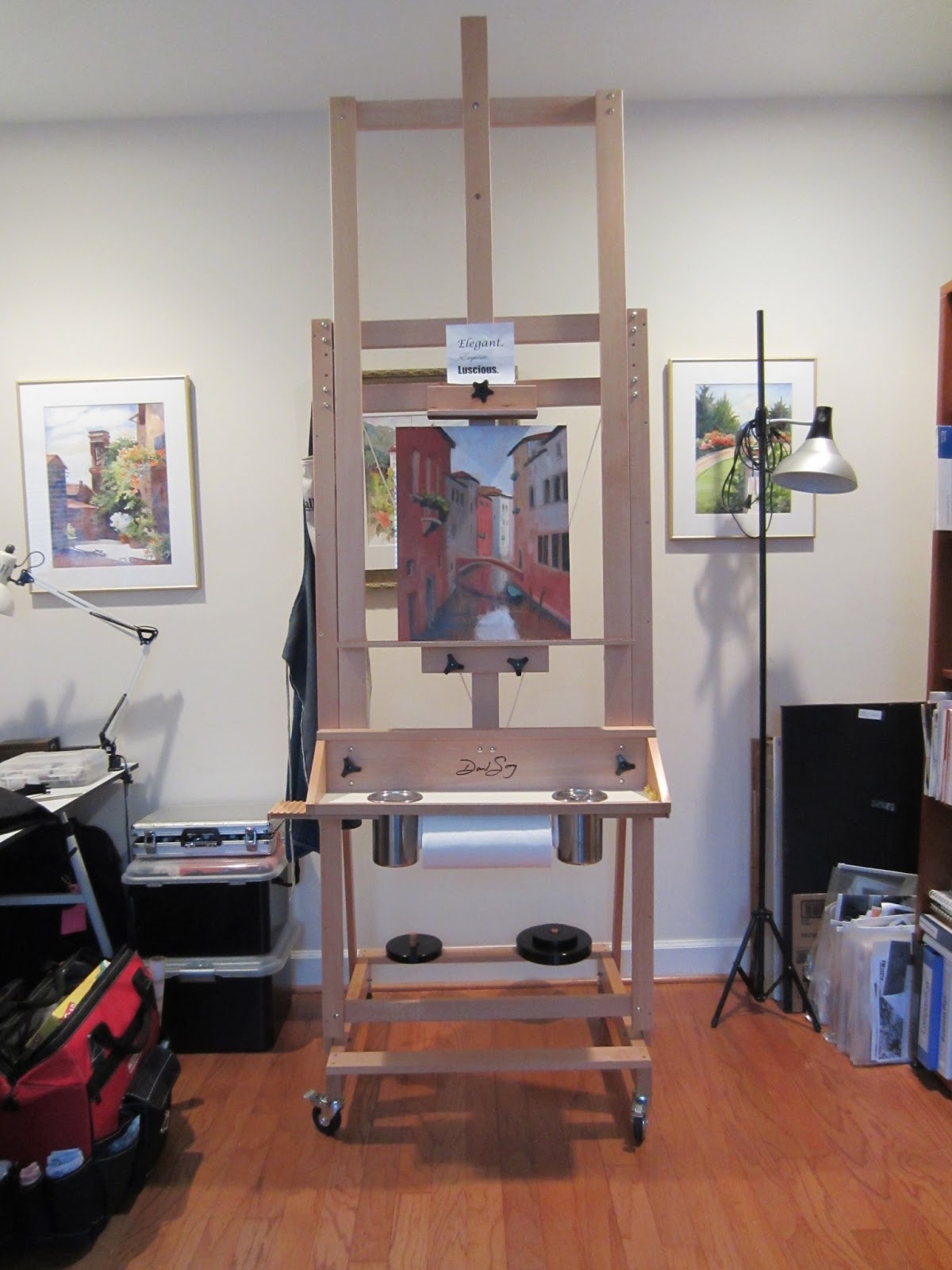 Pat Fiorello - Art Elevates Life: Dievole View: David Sorg Easel
