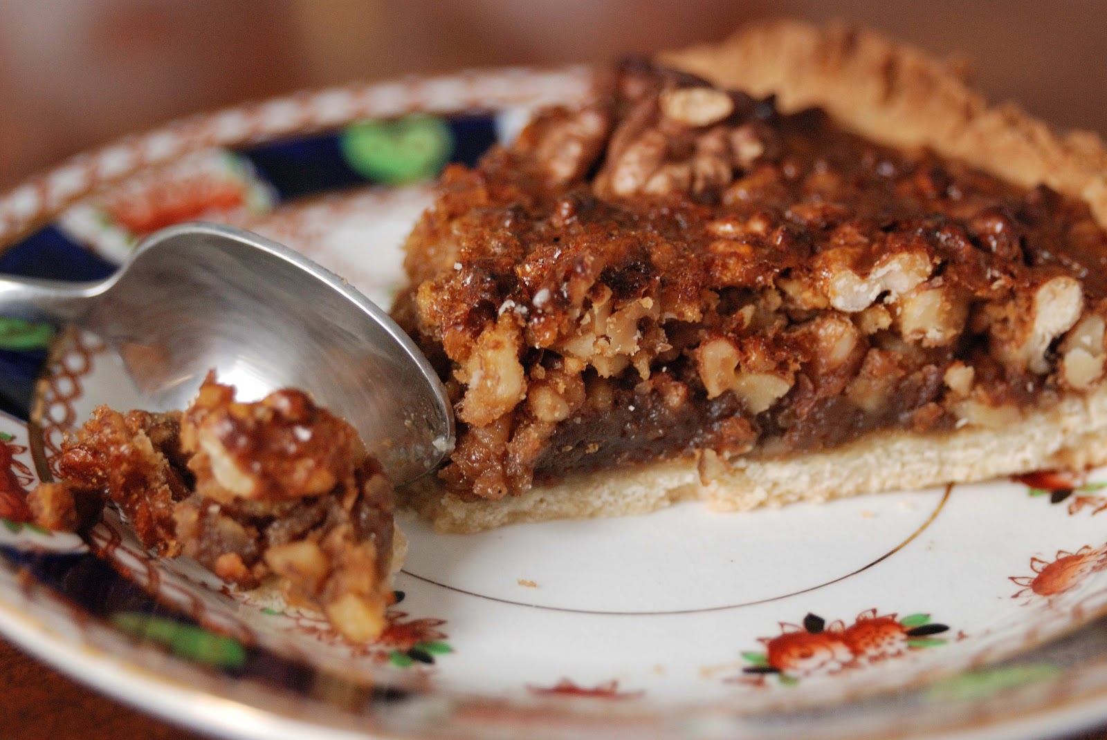 Pauline à la crème anglaise: My lovely & easy Walnut Pie