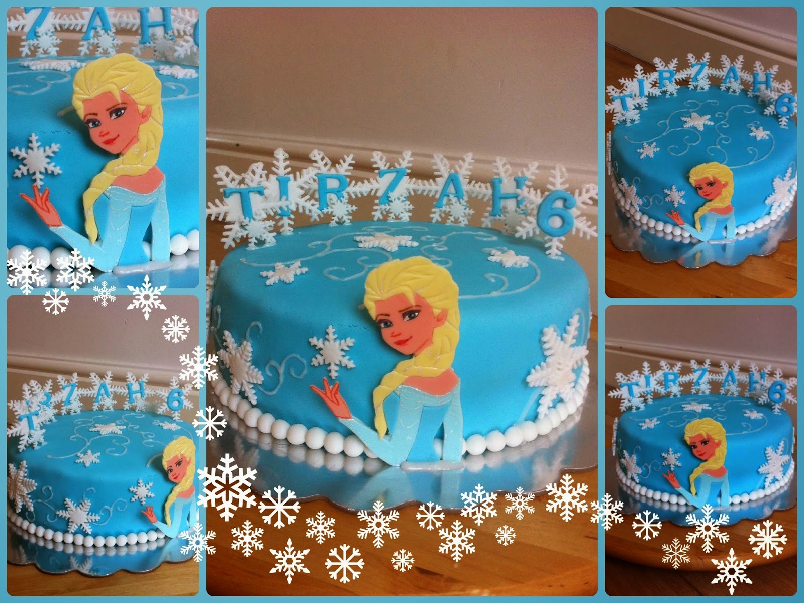 Taarten van Elena en Marcela: Frozen Elsa Taart