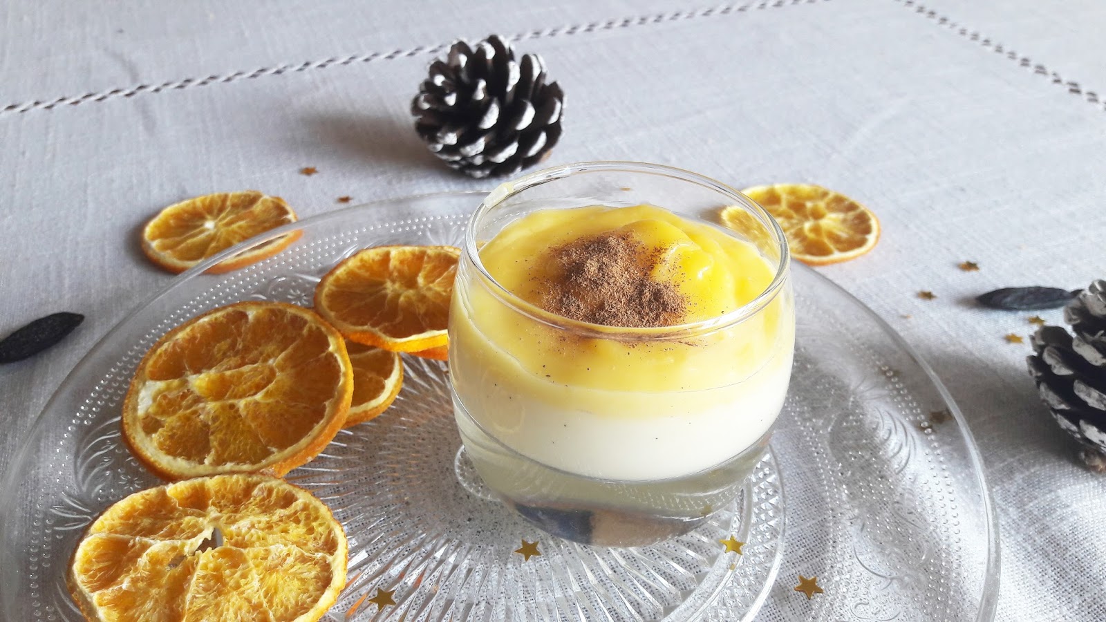 Panna cotta vanille tonka à l'orange curd - Yummy & cie