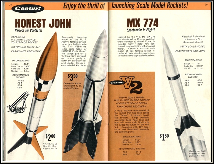 Model Rocket Building: Centuri V2 Kit #KS-19