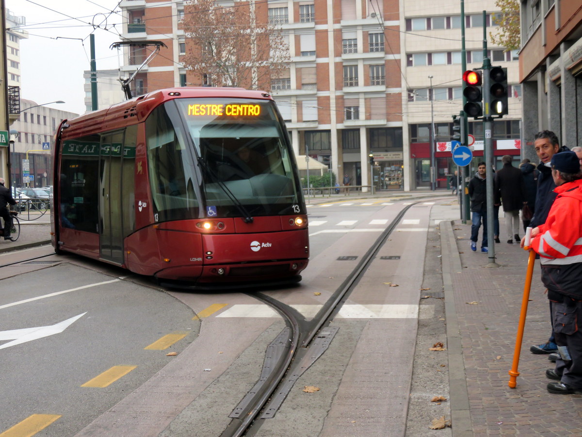 Richard's Tram Blog: VENICE-MAESTRE 'TRAM' LINE ON FRIDAY 4 DECEMBER 2015