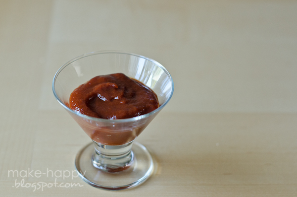 make happy: i made ketchup.