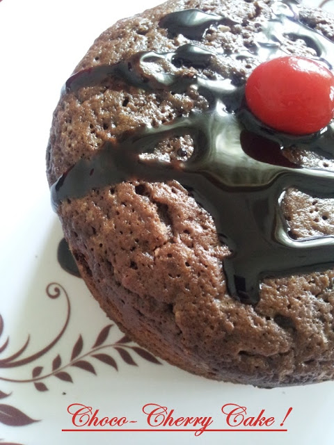 Flavors from my kitchen !: Choco-Cherry Cake