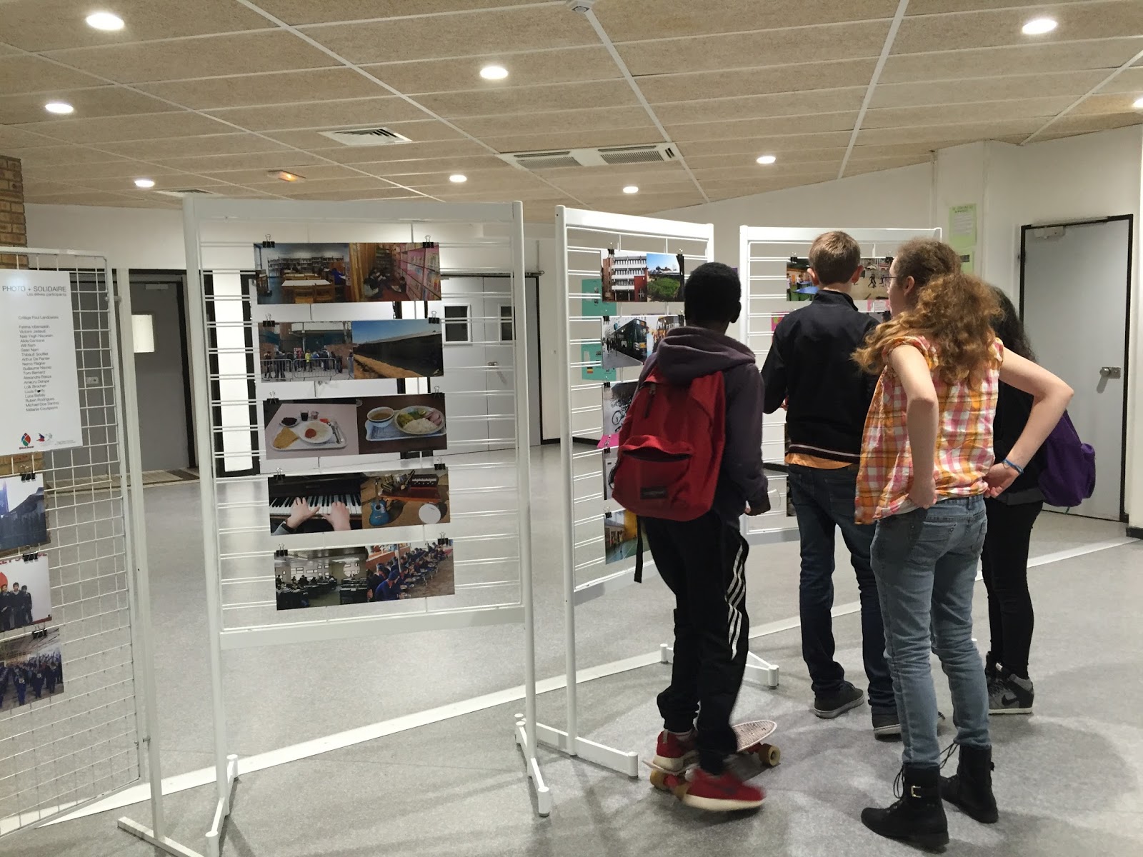Projet Photo + Solidaire: Exposition photo au collège Paul Landowski
