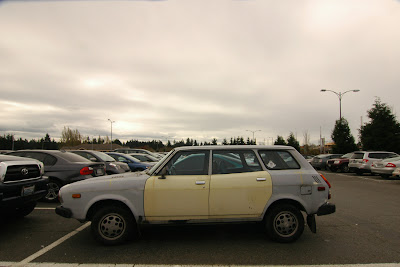 OLD PARKED CARS.: 1978 Subaru DL Station Wagon