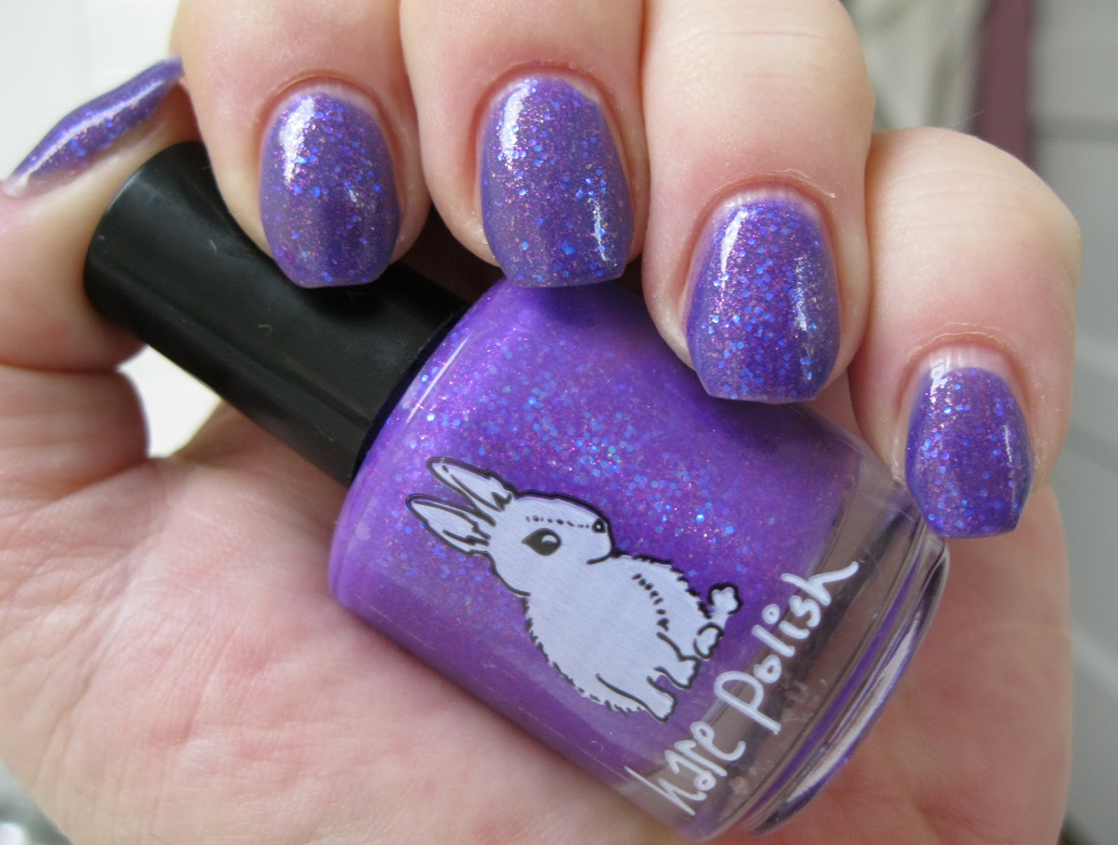 Lacquer Slacker Liz: Hare Polish Medusa Luminosa over Impala Azul Aviador