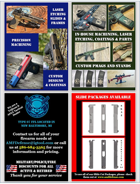 A.M.F. Defense - your go to for all of your gun slide machining
