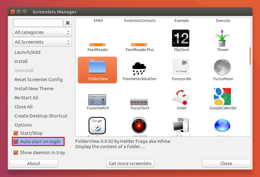 Screenlets (Desktop Widgets) Fixed For Ubuntu 16.04, Available In PPA ~ Web Upd8: Ubuntu / Linux ...