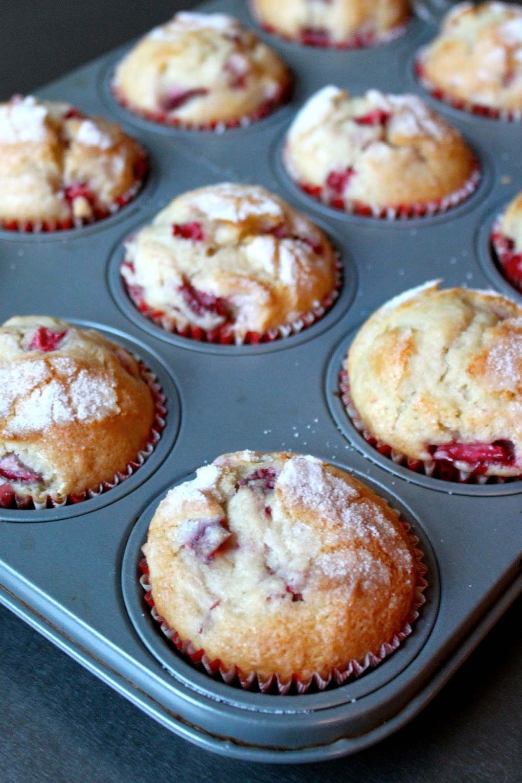 Baked Perfection: Strawberry Muffins