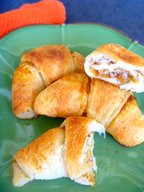 Slice of Southern: Fall baking: Pumpkin Citrus Crescent Rolls