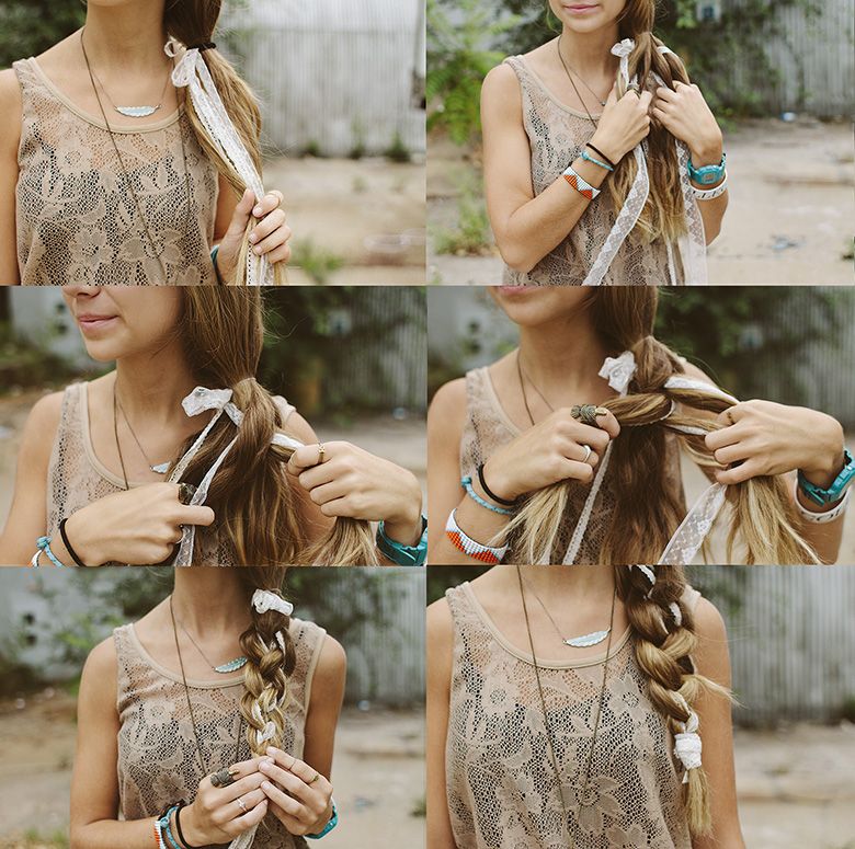 Four Strand Braid With Lace Hair Tutorial — Sincerely Kinsey