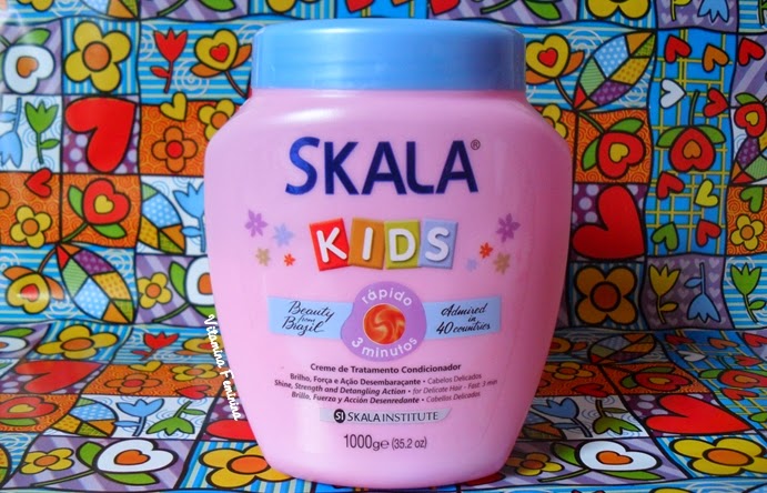Vitamina Feminina: Creme de tratamento condicionador Skala Kids
