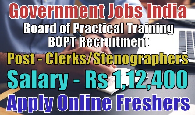 BOPT Recruitment 2018 for Clerks Apply Online Now Latest | Government ...