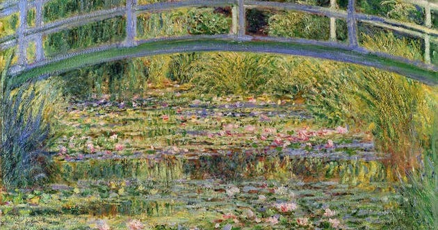 Carlos Holanda: A lagoa de lírios de água, de Monet