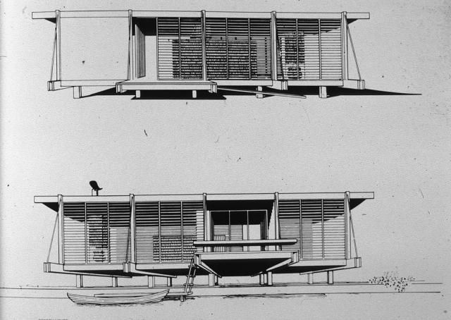 LE CONTAINER: Cocoon house by Paul Rudolph 1951 dav.