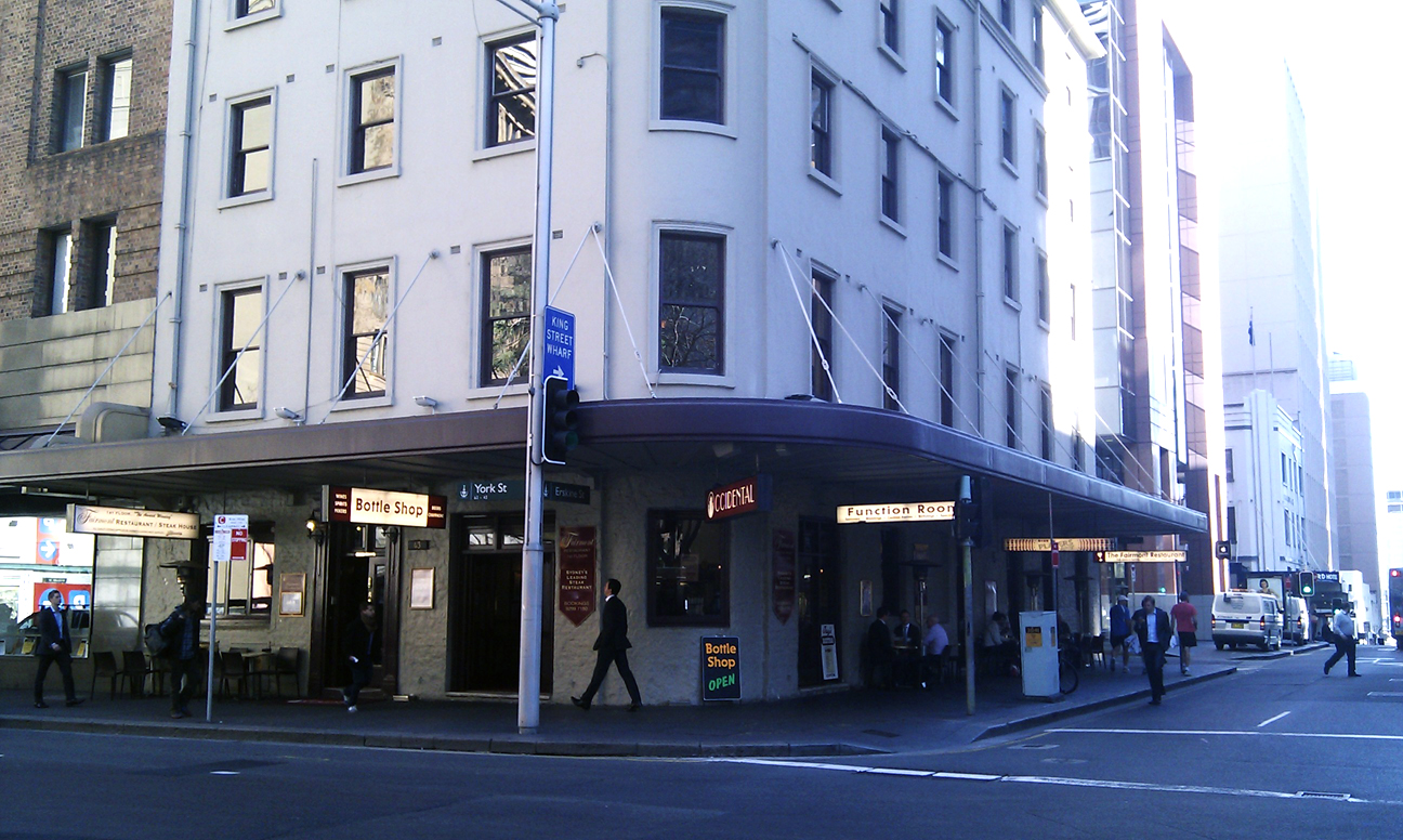 Sydney Pub List: Occidental Hotel, Sydney