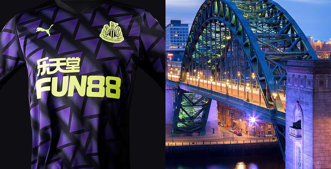 Purple / Volt Newcastle United Kit 20-21 Third Kit Inspired By ...