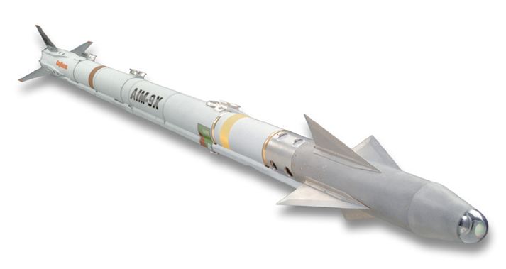 Weapons: AIM-9X SIDEWINDER ADVANCED INFRARED GUIDED AIR-TO-AIR MISSILE