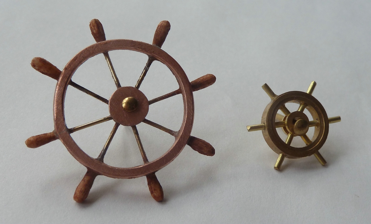 Model Build - Bluenose II: 16 - Ship's Wheel