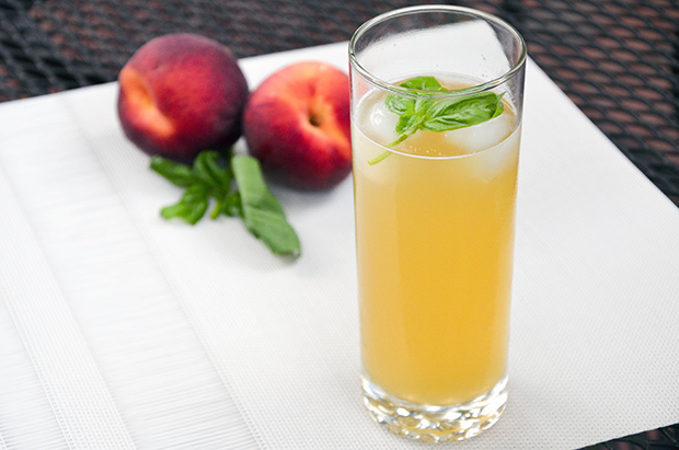Peach Basil Spritzer Recipe - Cooking Signature