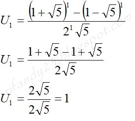 Pembuktian Rumus Suku Ke - n Barisan Fibonacci (Metode Induksi ...