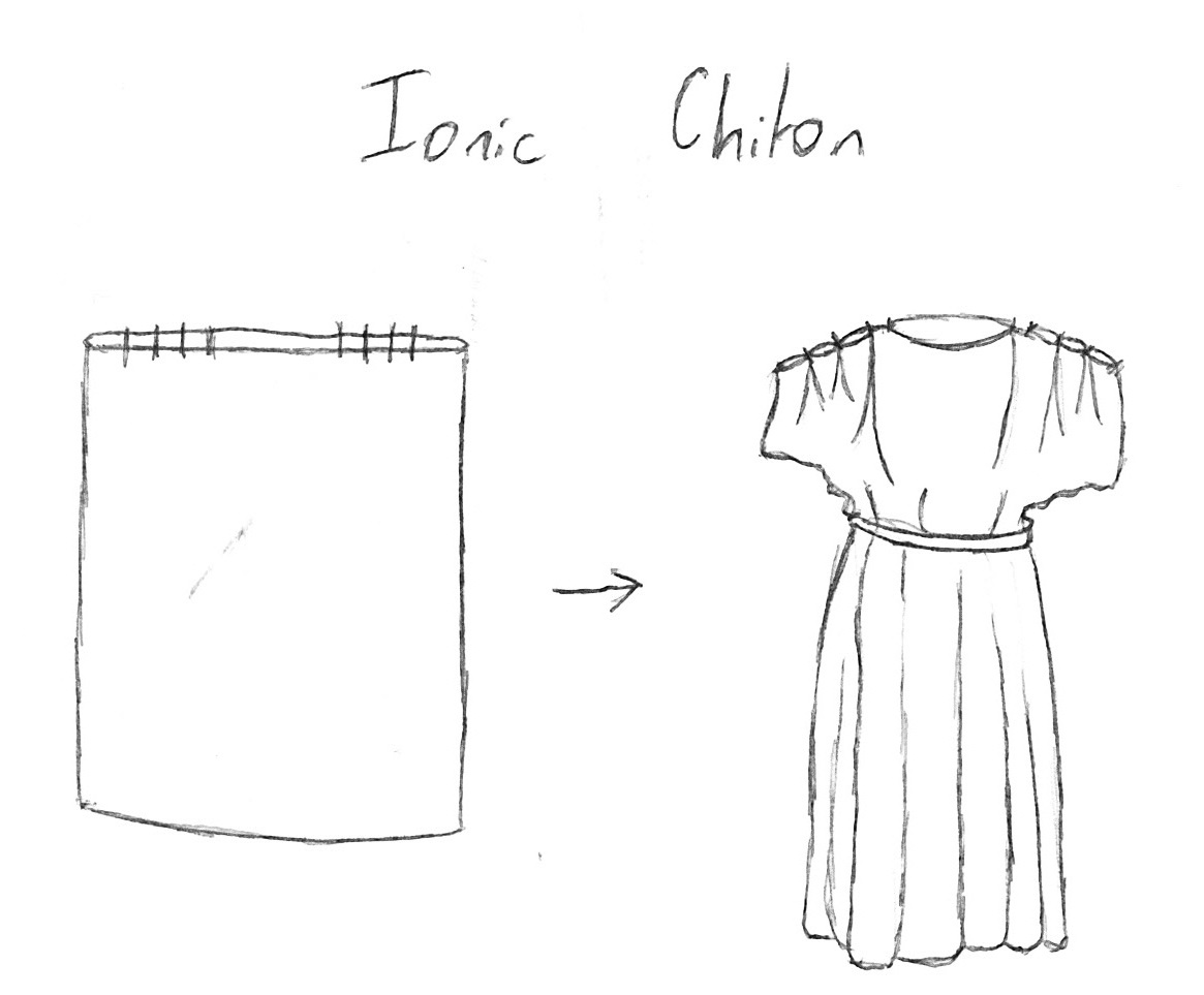 Yet Another SCA Sewing Blog.: Ancient Myths: The Simple Greek Chiton