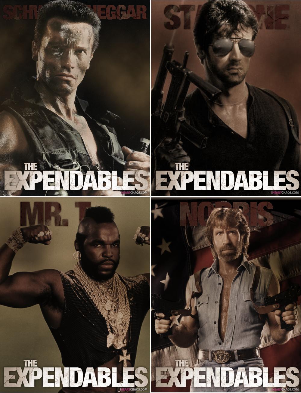 Arnold Schwarzenegger Contra Sylvester Stallone Contra Chuck Norris