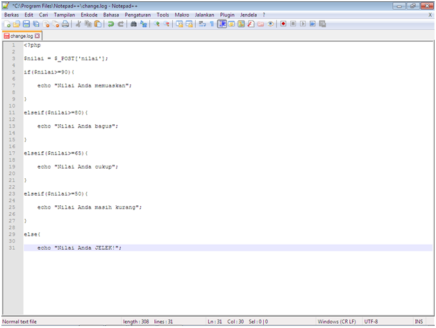 STATEMENT IF, IF ELSE, DAN SWITCH CASE | ZONA TEKNIK INFORMATIKA