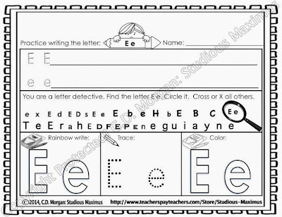 Studious Maximus: Alphabet - learning letters and letter sounds!