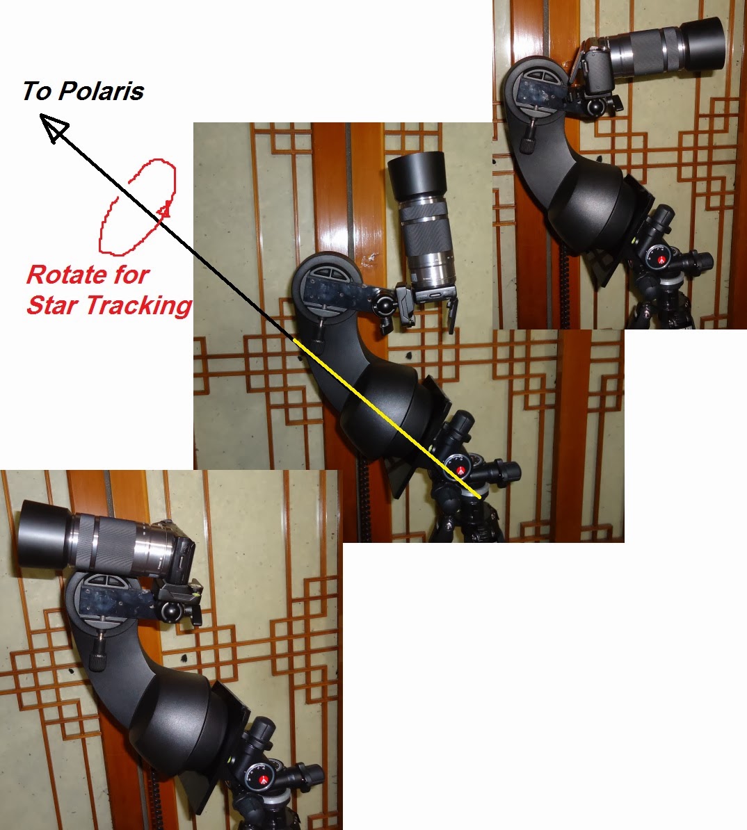 GoodKook's Place: NexStar 90GT/Wedge-Style EQ-Mount: 900mm-long-Refractor vs. Mirrorless Camera