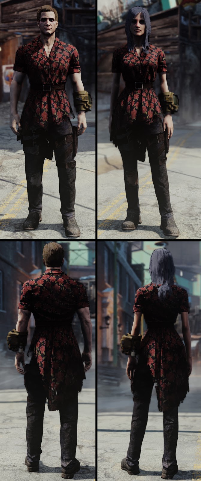 Floral dress for Fallout 4 - Vobla's creatures