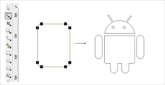 Corel Draw Designs The Most Fastest Way Creating Android Logo On ...