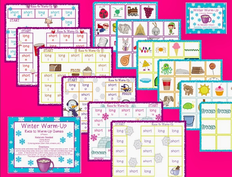 Sunshine, Sand and Scissors: WInter Warm-Up Unit and a FREEBIE