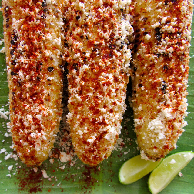 Sam Tan's Kitchen: Grilled Mexican Street Corn (Elotes Callejeros)