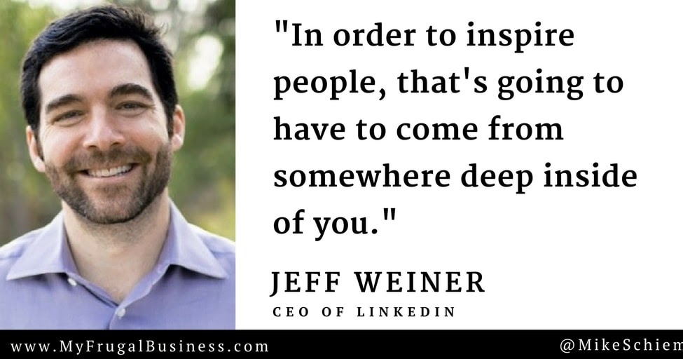 Bootstrap Business: Jeff Weiner Quotes