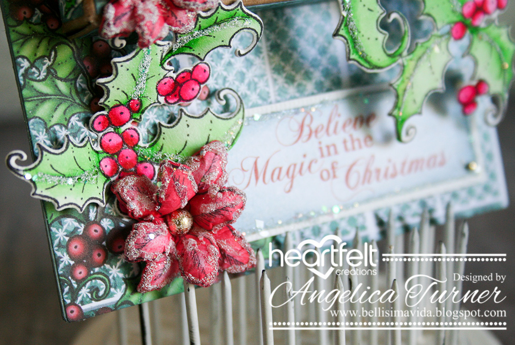 Bellisima Vida: Magic of Christmas Tag with Shadow Box