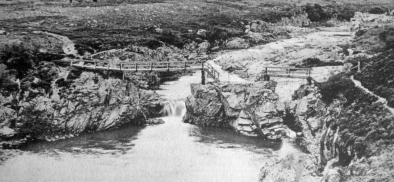 Tour Scotland: Old Photograph River Brora Scotland