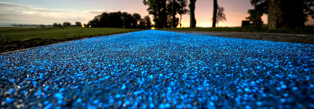 Poland Unveils Glowing Bright Blue Bike Lane That’s Charged By The Sun ...