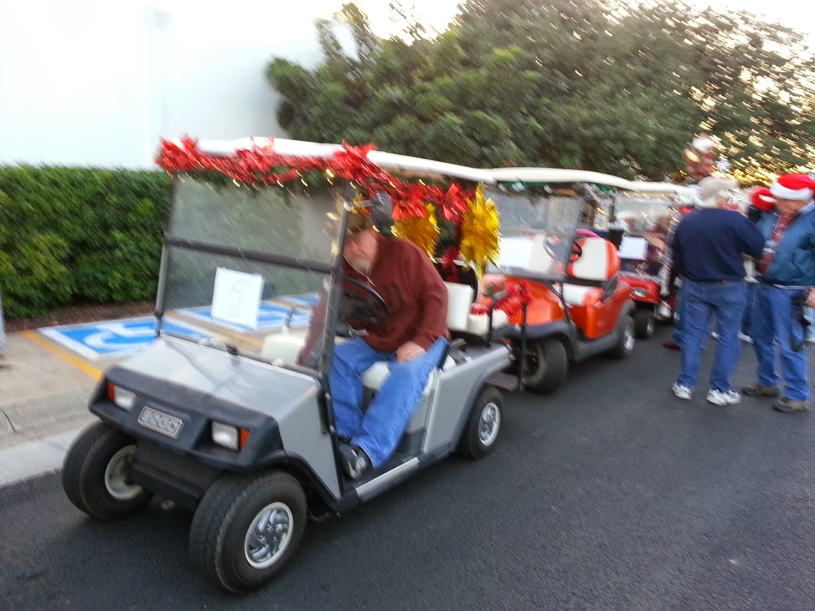 And I Wander: The Golf Cart Christmas Parade
