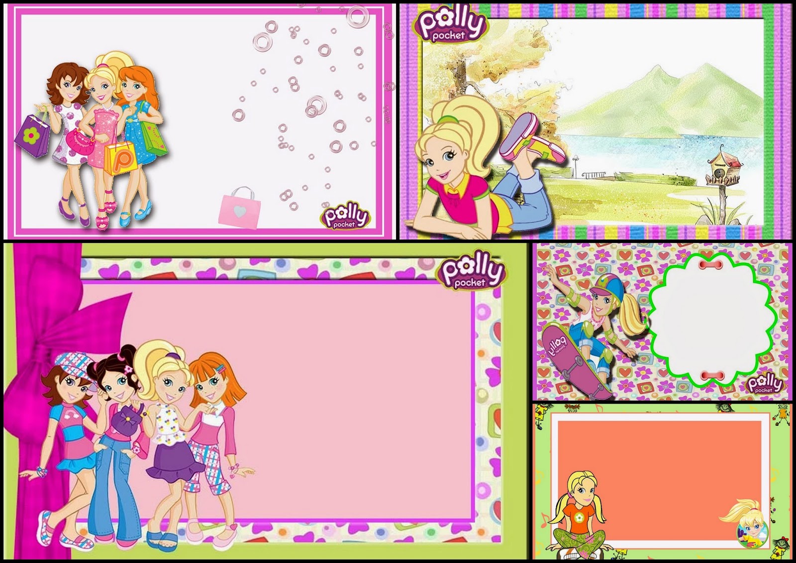 Polly Pocket: Invitaciones para Imprimir Gratis. - Ideas y material ...