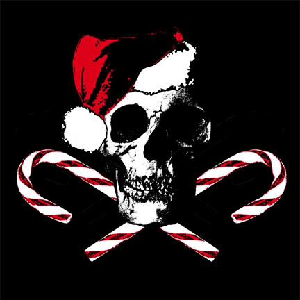 Skeleton-Skull: Christmas Skulls