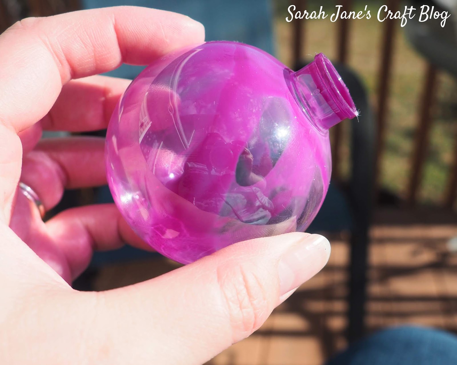 Spray Paint Ornaments