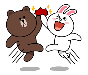 Brown & Cony | [PNG Pack] Sticker LINE Camera