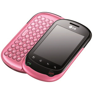 LG Optimus Chat C550, Qwerty Slider Android Phone