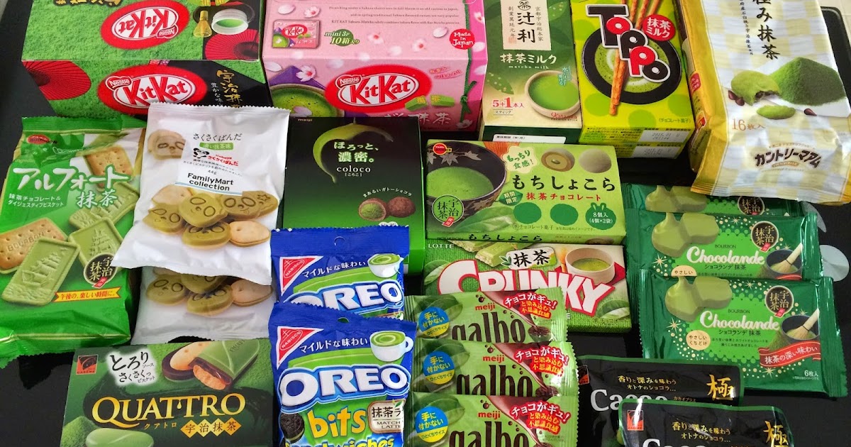 EVACOMICS BLOG: The Ultimate Review of 21 Sweet Japanese Matcha Snacks