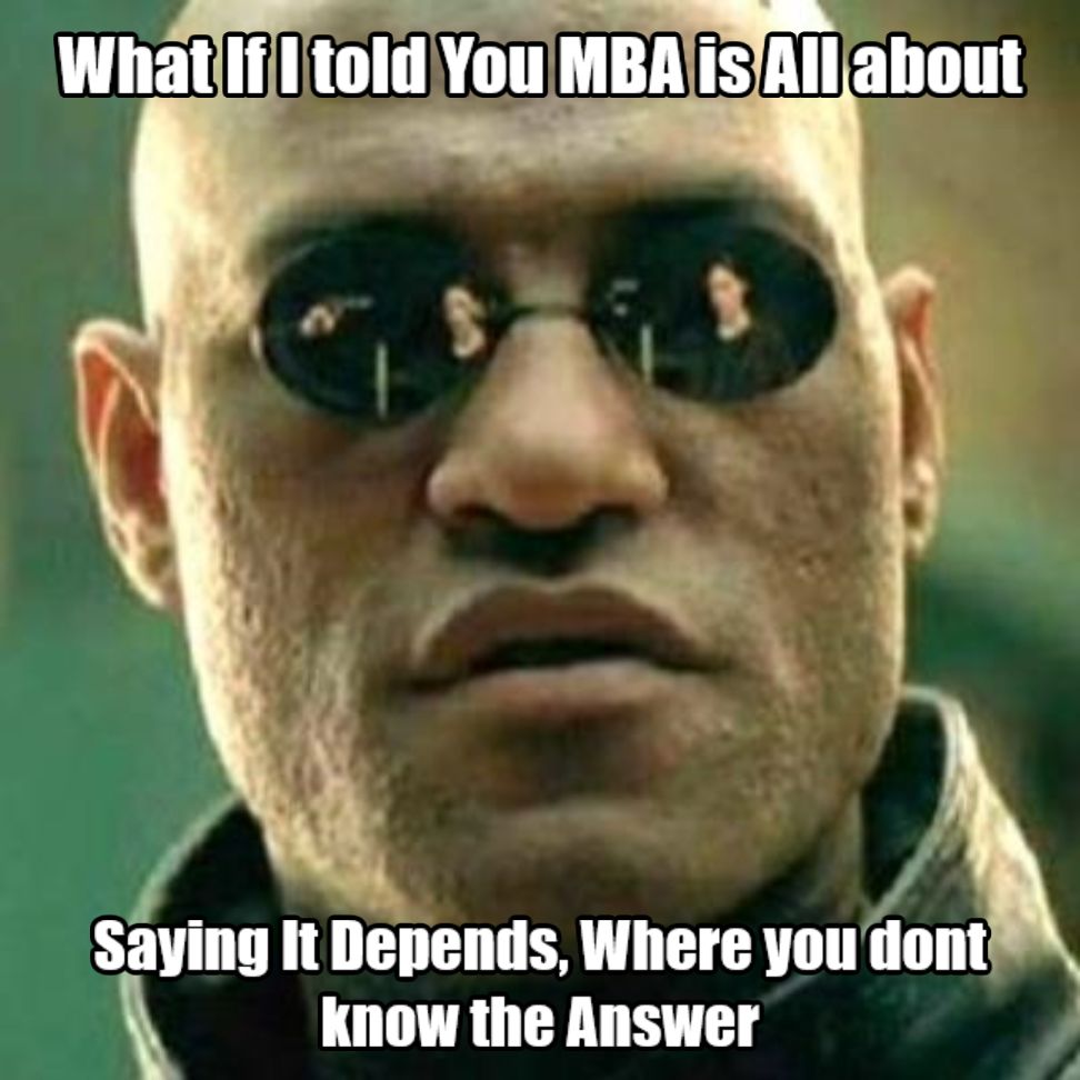 College Meme Labs - An Ode to M.B.A.: MBA Memes