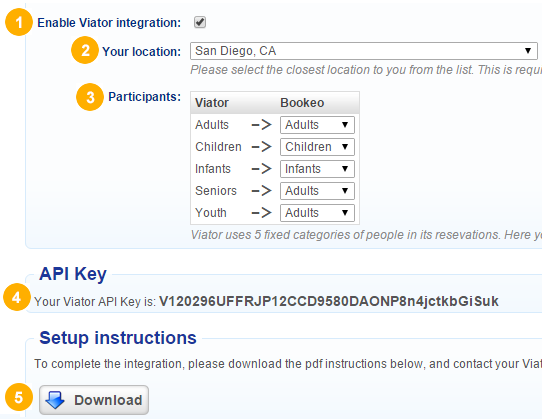 Bookeo: Viator integration Bookeo: Viator integration