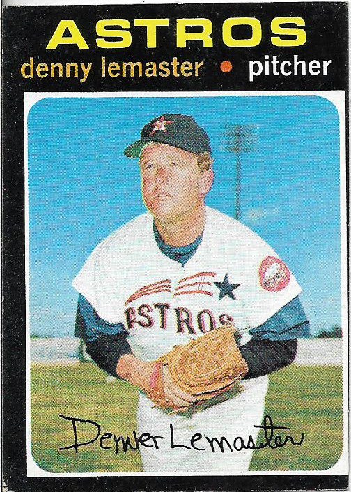 Topps 1971: no. 636 - denny lemaster